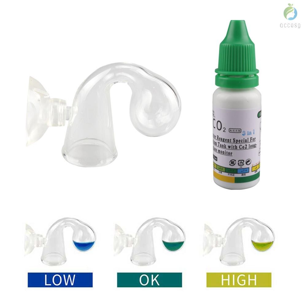 Co2 Monitor Term Indicator Monitor Drop Tester Fish Co2 Indicator Tank ...