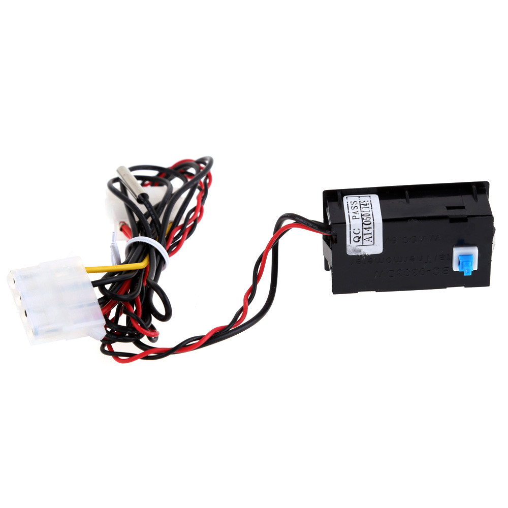 Digital Thermometer Temperature LCD Meter Gauge PC Mod C/F with Long ...