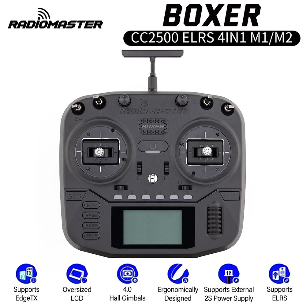 RadioMaster Boxer Radio Control 2.4G 16ch Hall Gimbals Transmitter 4in1 ...