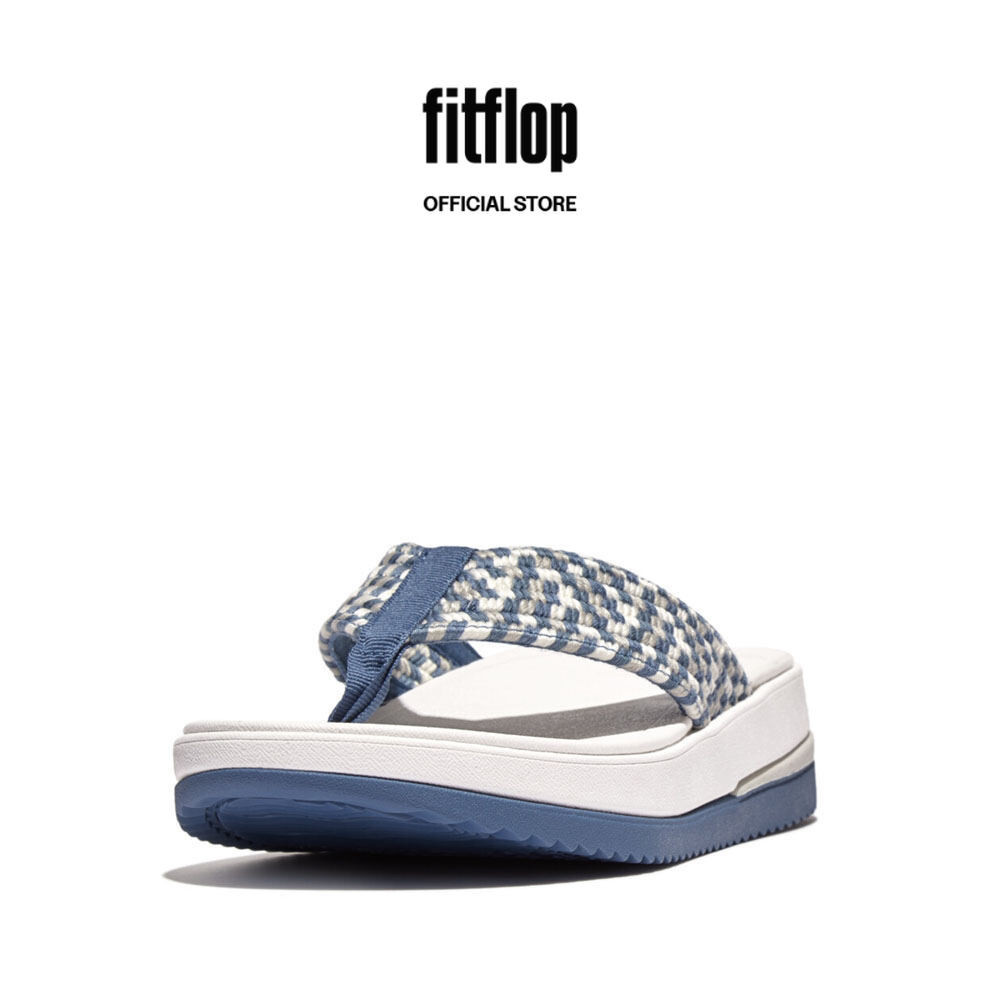 FitFlop SURFF Women's Art-Webbing Toe-Post Sandals - Sail Blue (GJ2-A81 ...