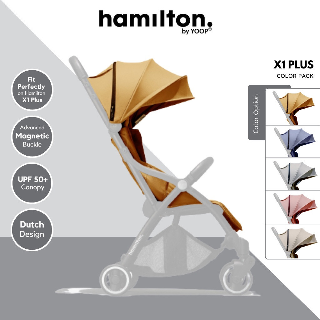 Hamilton X1 Plus Colour Pack (Canopy + Seat Pad) | Shopee Singapore