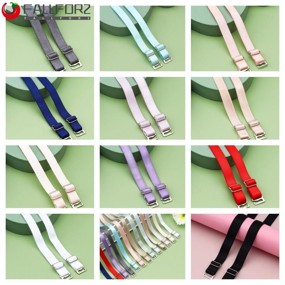 AFALLFOR Bra Shoulder Straps, Solid Color Anti-slip Buckle Belt ...
