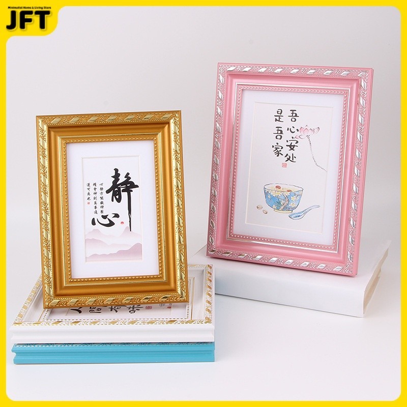 European-style photo frame gold table 7-inch 8-inch 10-inch A4 photo ...