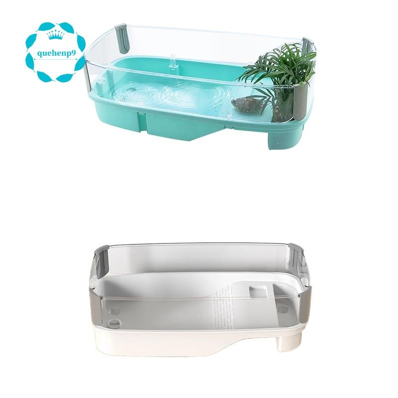 Transparency Turtle Tank House with Areas to Breed Feed Swim Bask ...