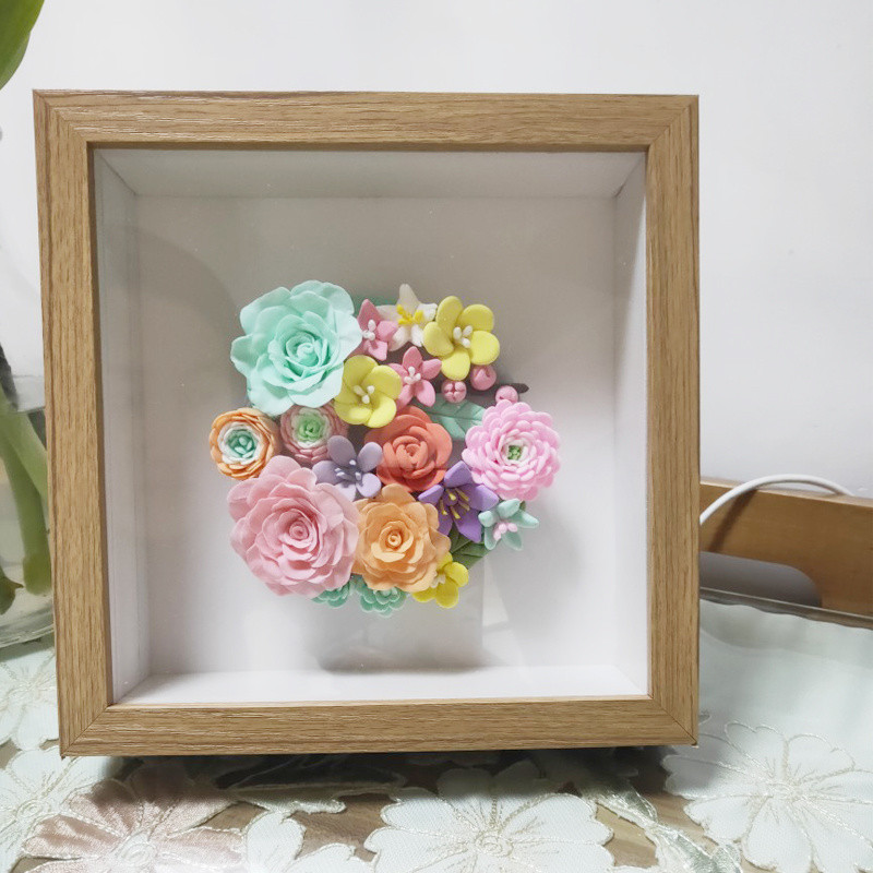 Composite Wood Three-Dimensional2cm Hollow Photo Frame Quilling Frame ...