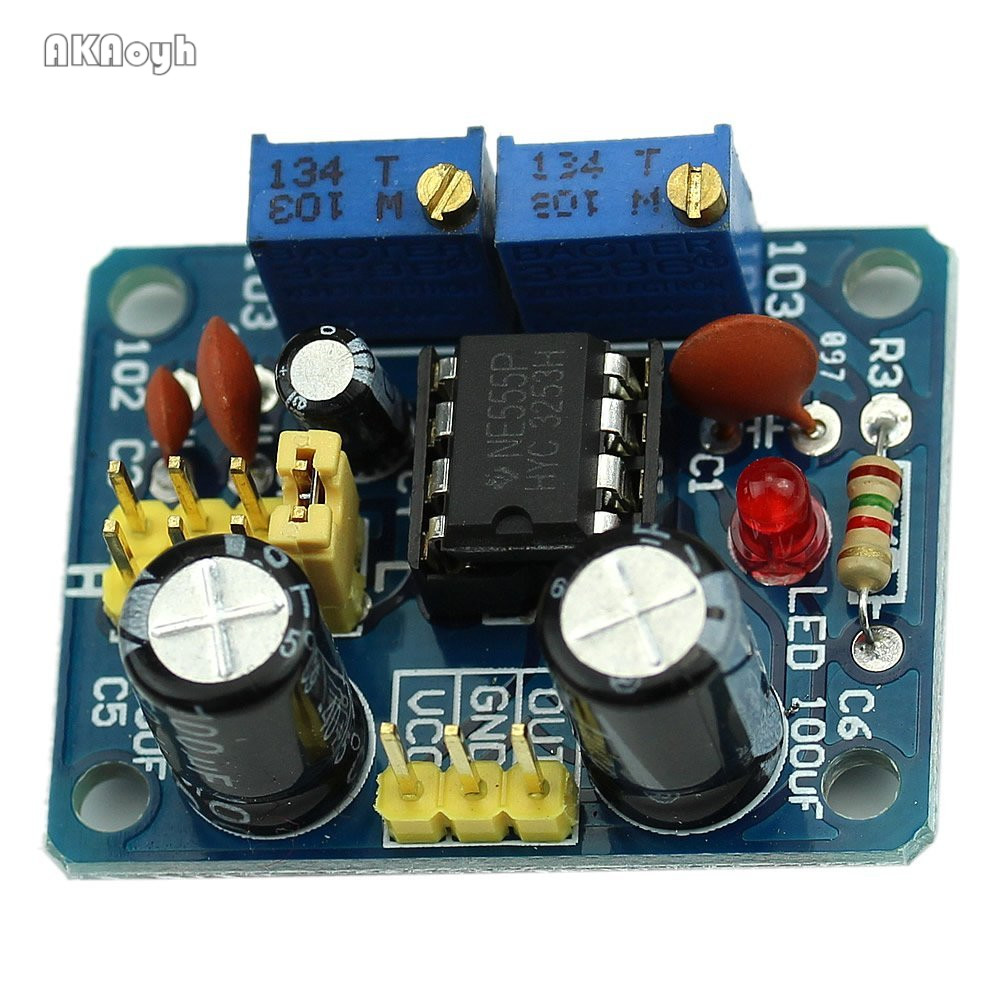 Ne555 Pulse Module Frequency Duty Ratio Adjustable Square Wave ...