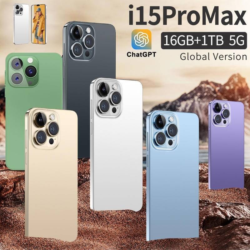 I15 Pro Max 16 + 1TB imitate Smartphone with 6.8-inch 5G Dual-sim ...
