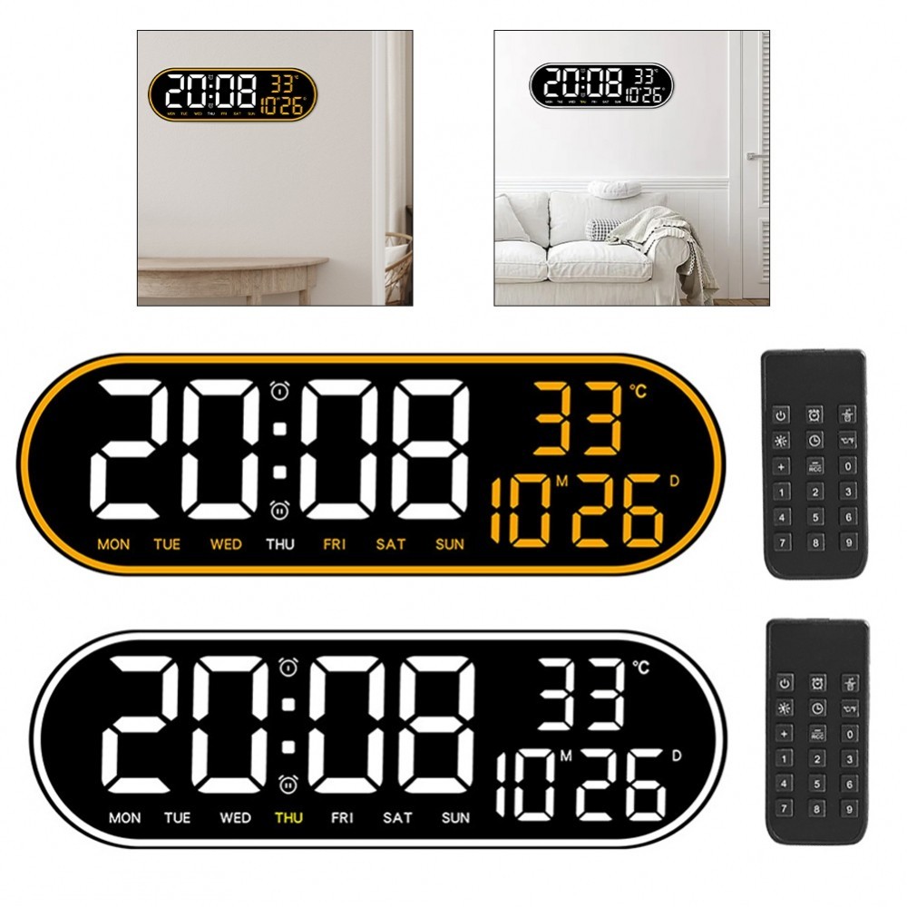 Innovative Design 15 Inch Digital Wall Clock with Customizable ...