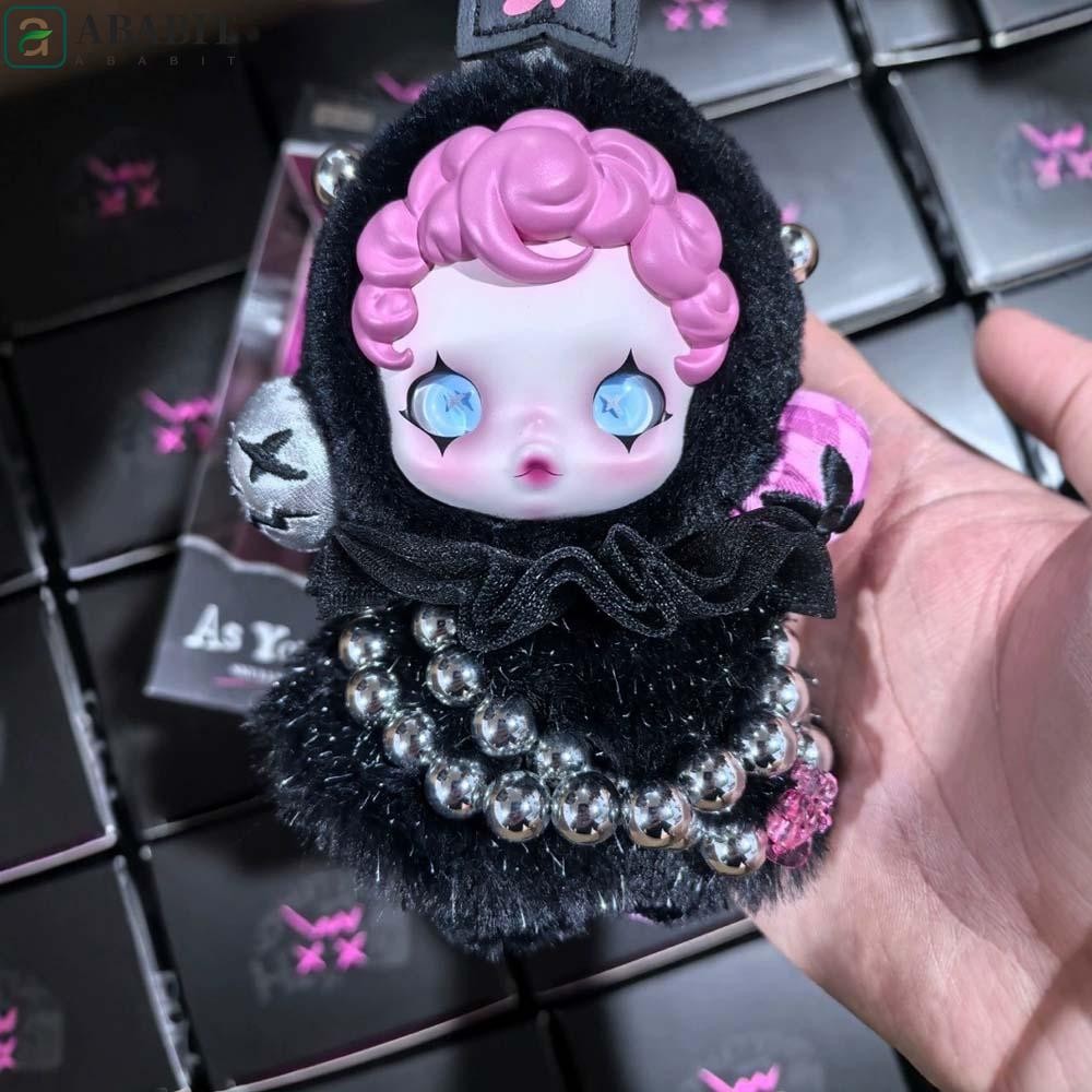 ABABIT Skullpanda Doll Figurine, Cartoon Pop Mart Keychain Collectible ...