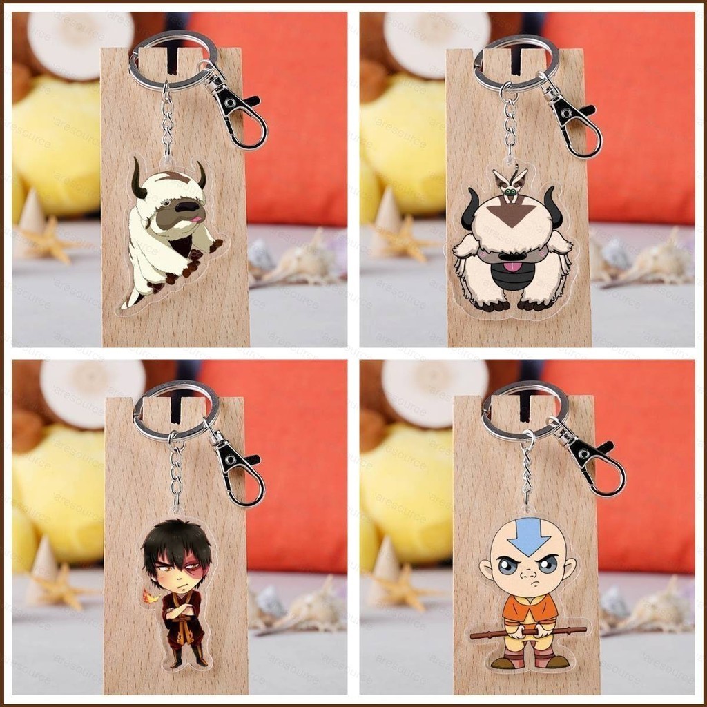 squar1 Avatar The Last Airbender keychain Aang Katara Sokka Zuko Iroh ...