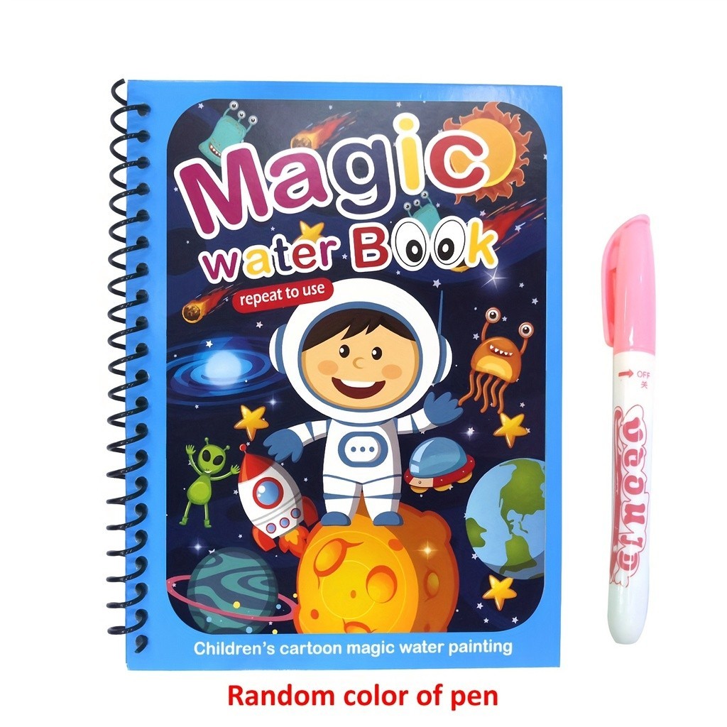 Kuba Magic Water Coloring Book Educational Toys for Kids (Random ...