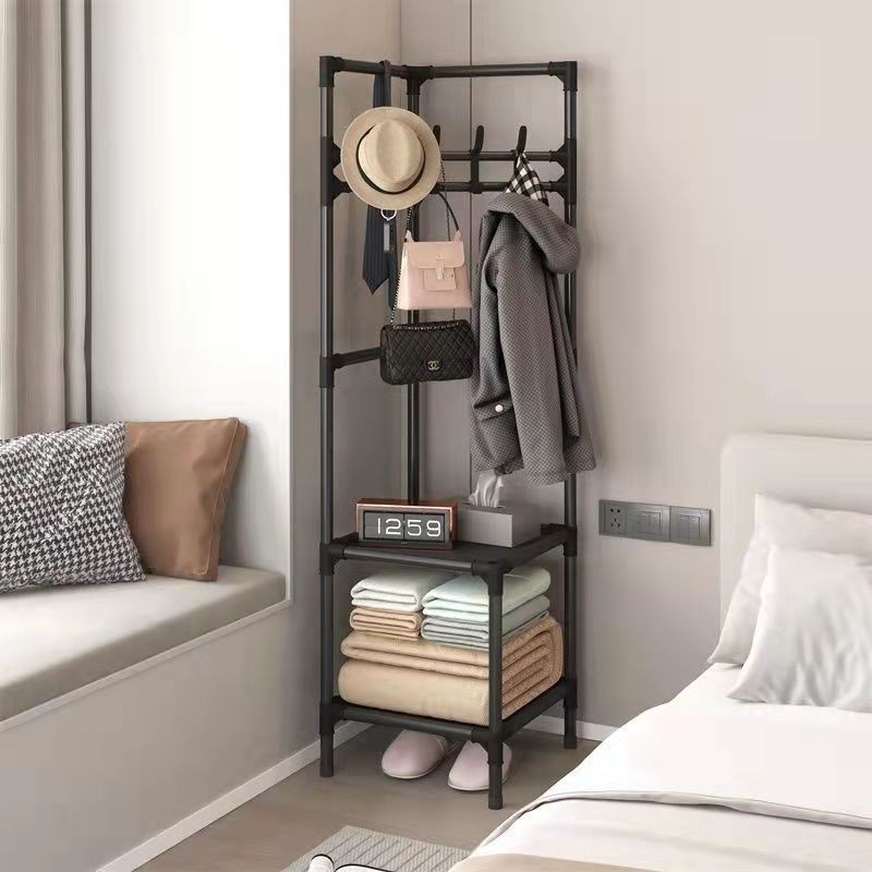 hangers// Household Clothes Hanger Floor-standing Triangle Integrated ...