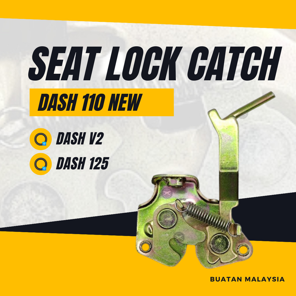 SEAT CATCH DASH 2 NEW - DASH BARU DASH 125 SEAT LOCK BRACKET CUSHION ...