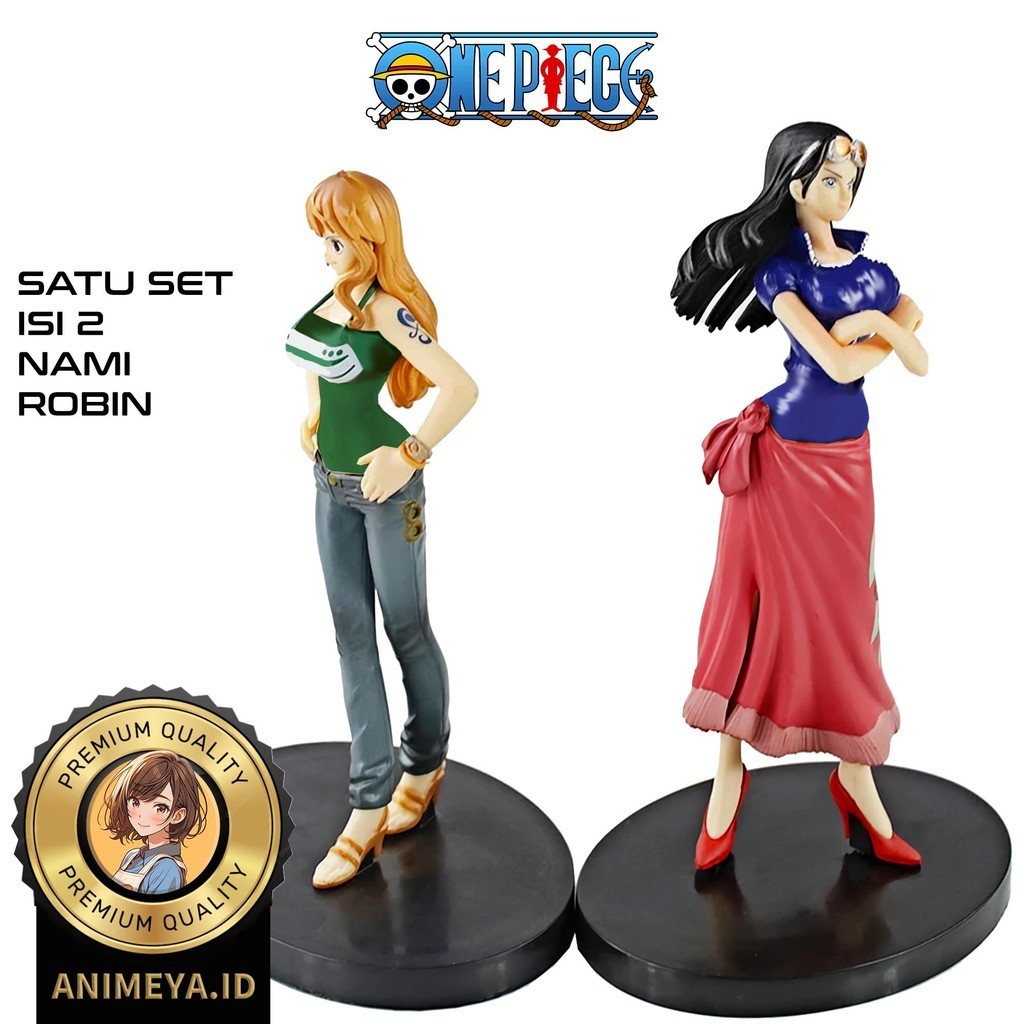 Action Figure Statue One Piece Nico Robin Nami One Set DXF Studio ...