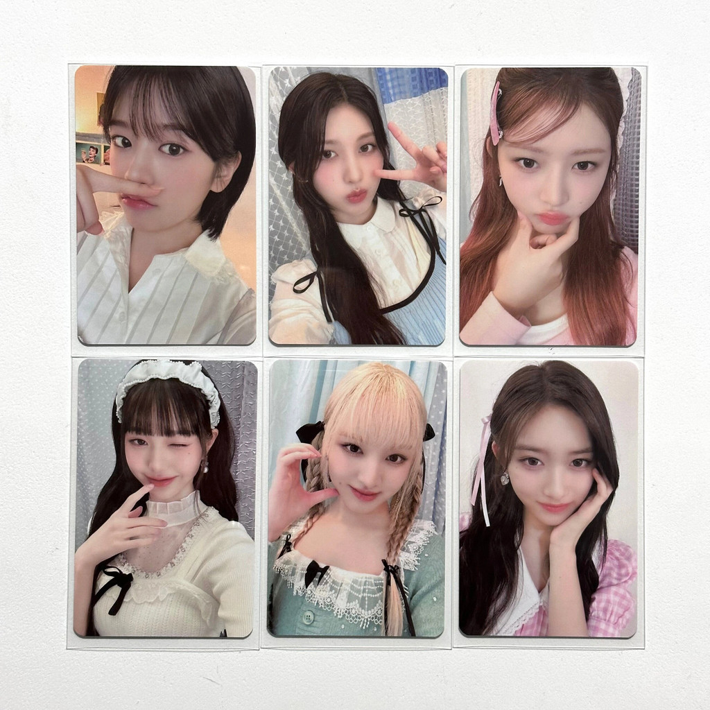 4-7pcs/set DIVE INTO IVE I'VE MINE Photocards Season's Greetings Lomo Cards REI LIZ LEESEO ...