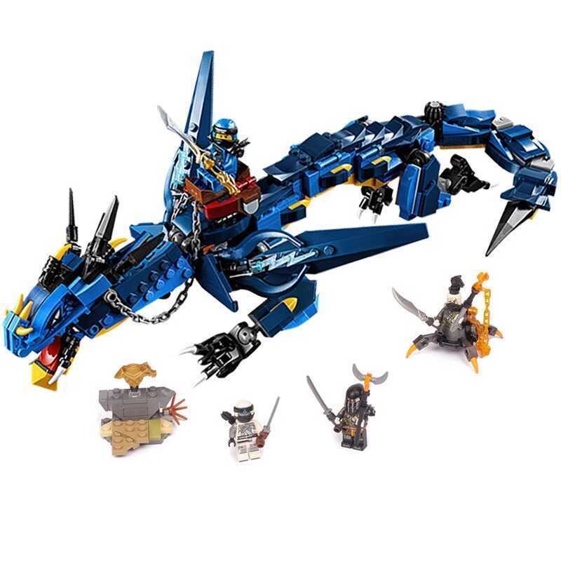 New Ninjago Series Lloyd's Thunderstorm Dragon Boy Mini Particle ...