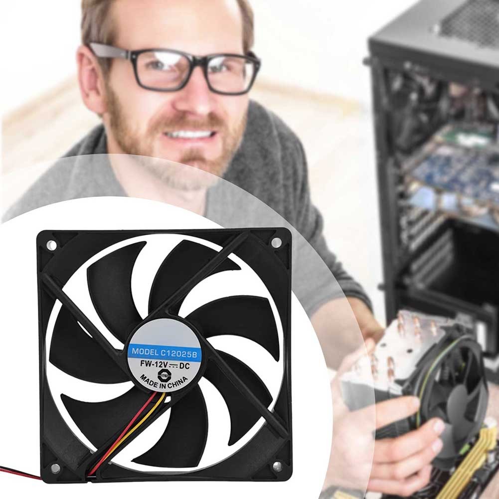 Premium PC Case Fan Ultra-Quiet Chassis-Cooling Fan Computer ...