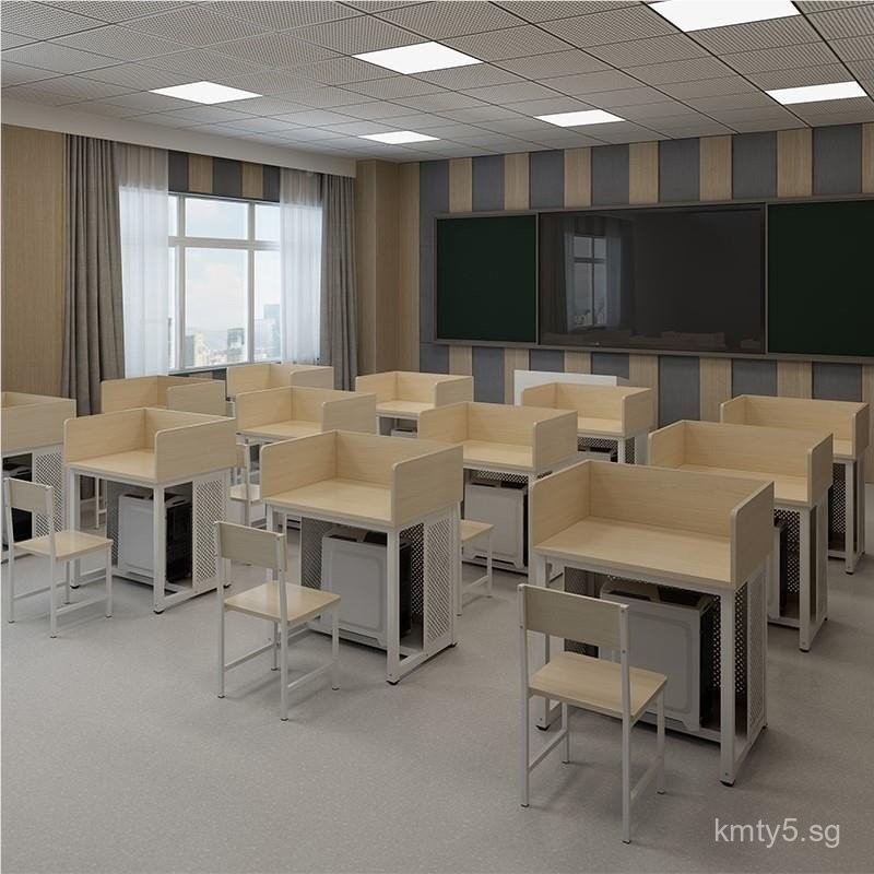 School Computer Learning Room HY-909Taiwan Single Computer Desk Chair ...