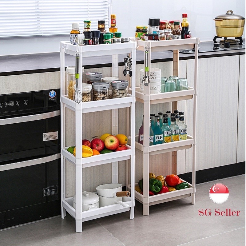 SG Stock Rack Bathroom Kitchen Toilet Living Room Multipurpose Modern ...