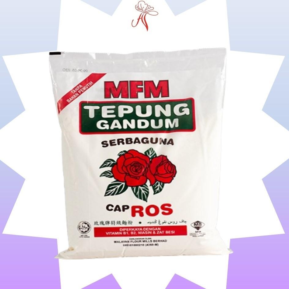 CAP ROS Wheat Flour Tepung Gandum 850gm | Shopee Singapore