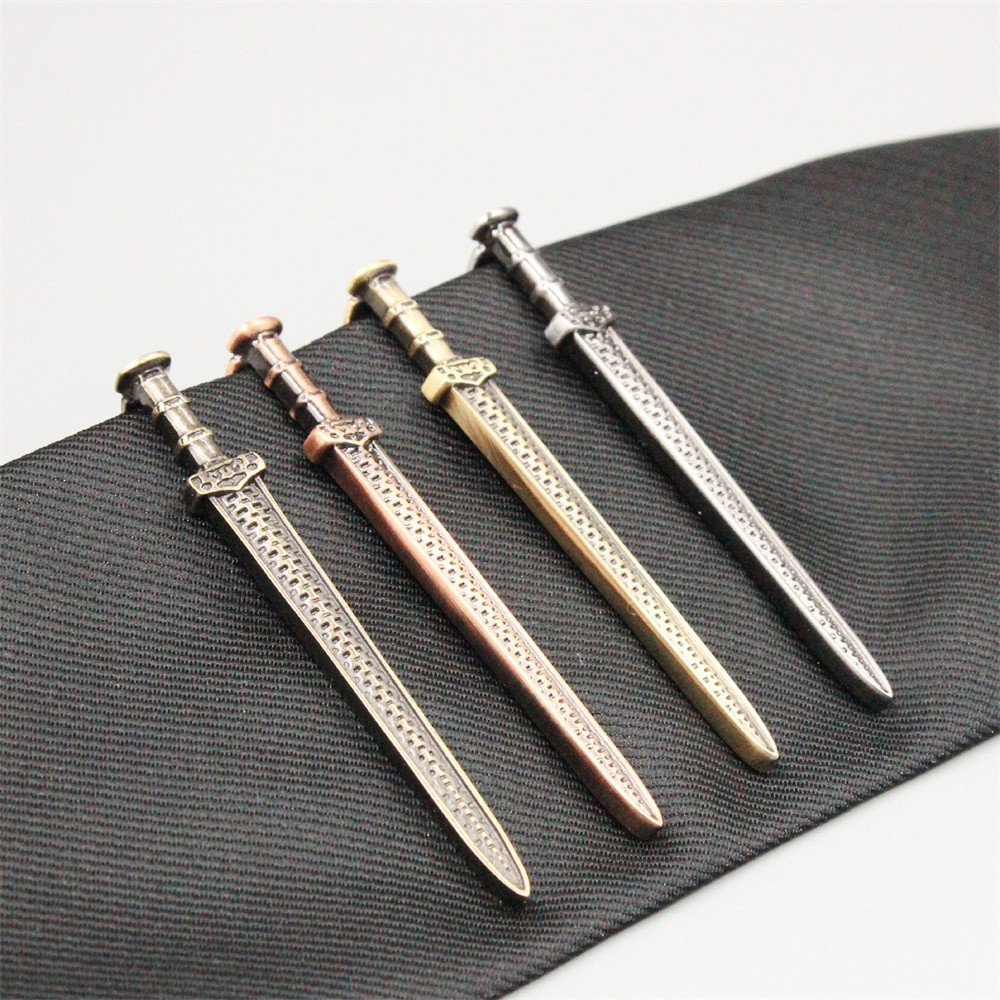 Men's Business Suit Gold Tie Clip Men's and Women's Accessories Silver ...