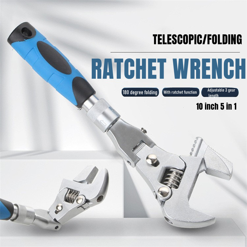 [ SG Ready Stock]10 Inch Adjustable Wrench Multi-Function Folding ...