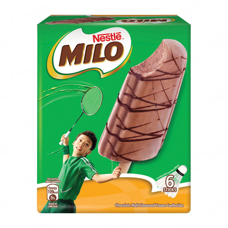 Nestle Milo Chocolate Malt Multipack Ice Cream Stick 6x60ml | Shopee ...