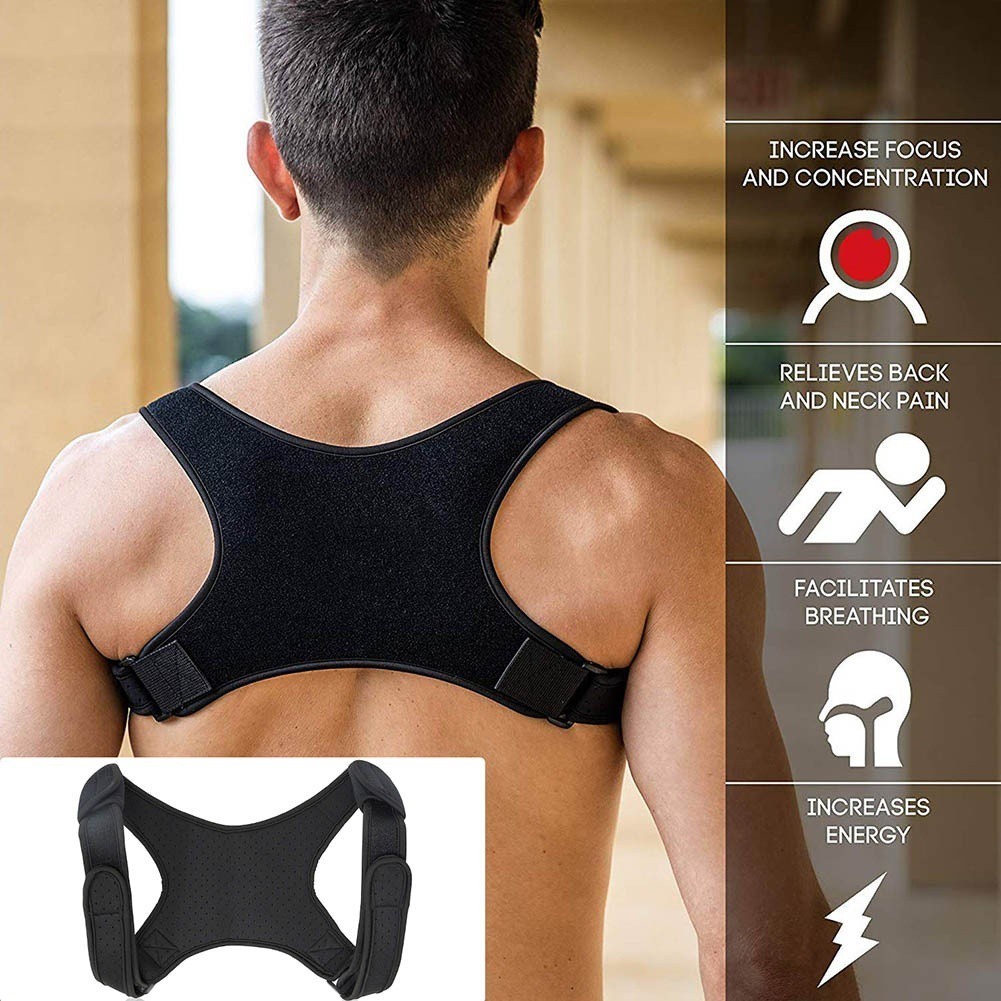 Adult male and female hunchback corrector with fixed strap for ...