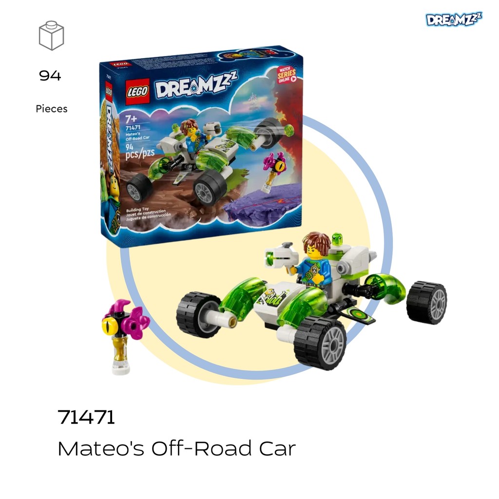 LEGO Dreamzzz 71471 Mateo's Off-Road Car [Brick MOM] | Shopee Singapore