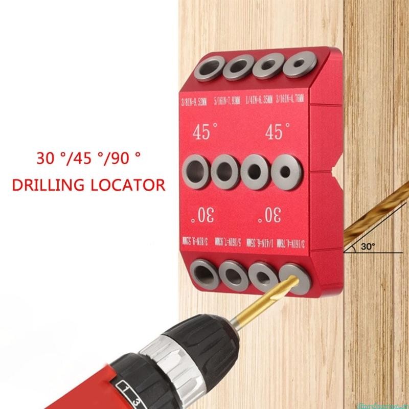 dingdongaa 30 45 90 Angled Drill Guide for Cable Railing Drill Block ...