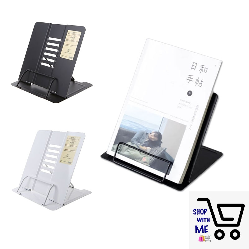 Portable Metal Adjustable Reading Book Holder Support Document Shelf ...