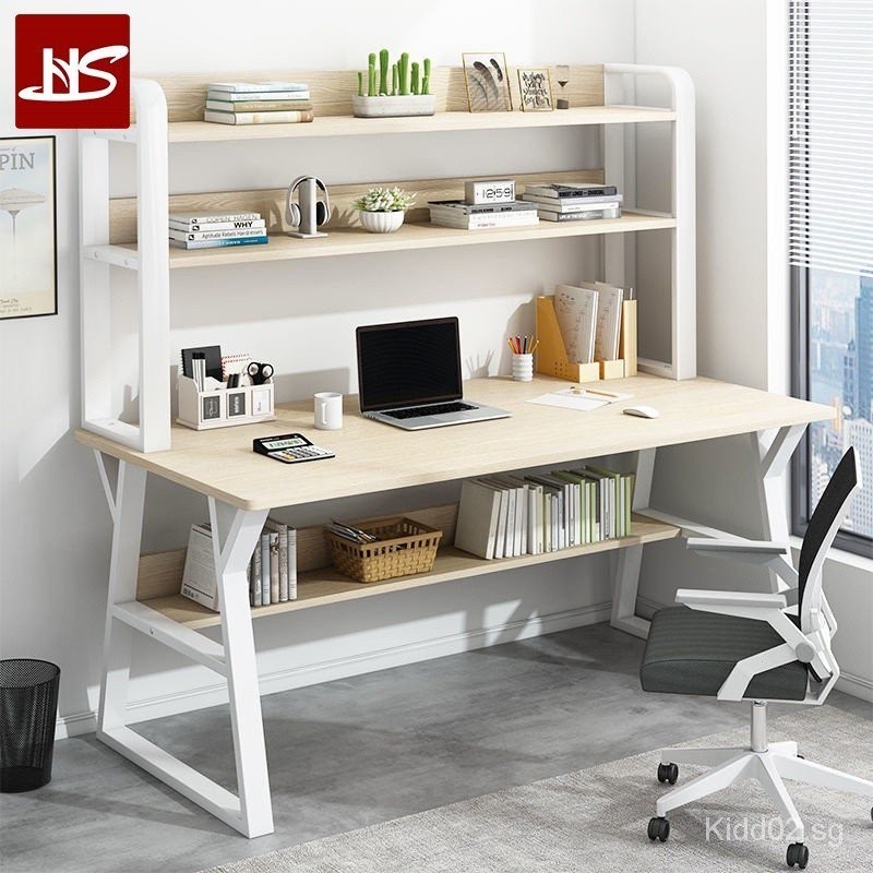 HS Study Table With Shelves Combined Computer Table Desk Household ...