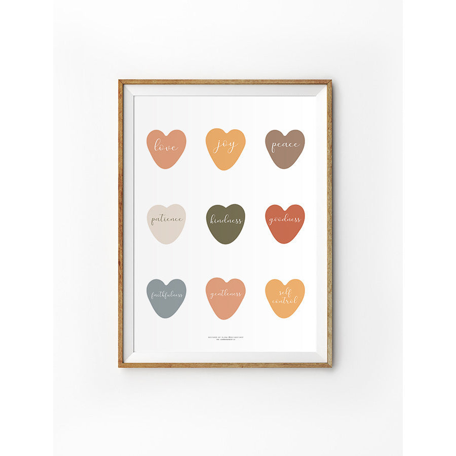 Fruit of the Spirit Love {Inspiring Christian Poster} | Shopee Singapore