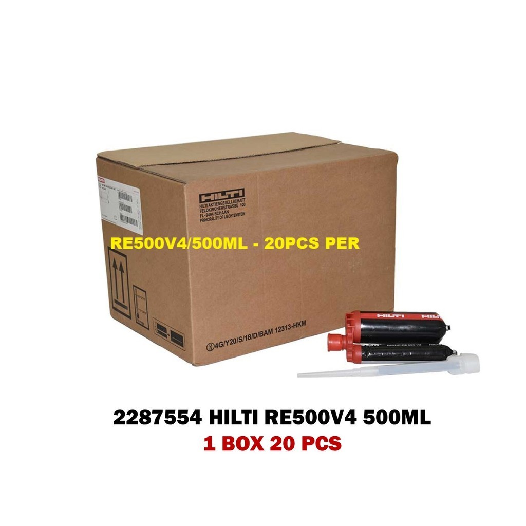 Hilti RE500 V4 EPOXY ANCHOR 1 BOX 10 PCS | Shopee Singapore