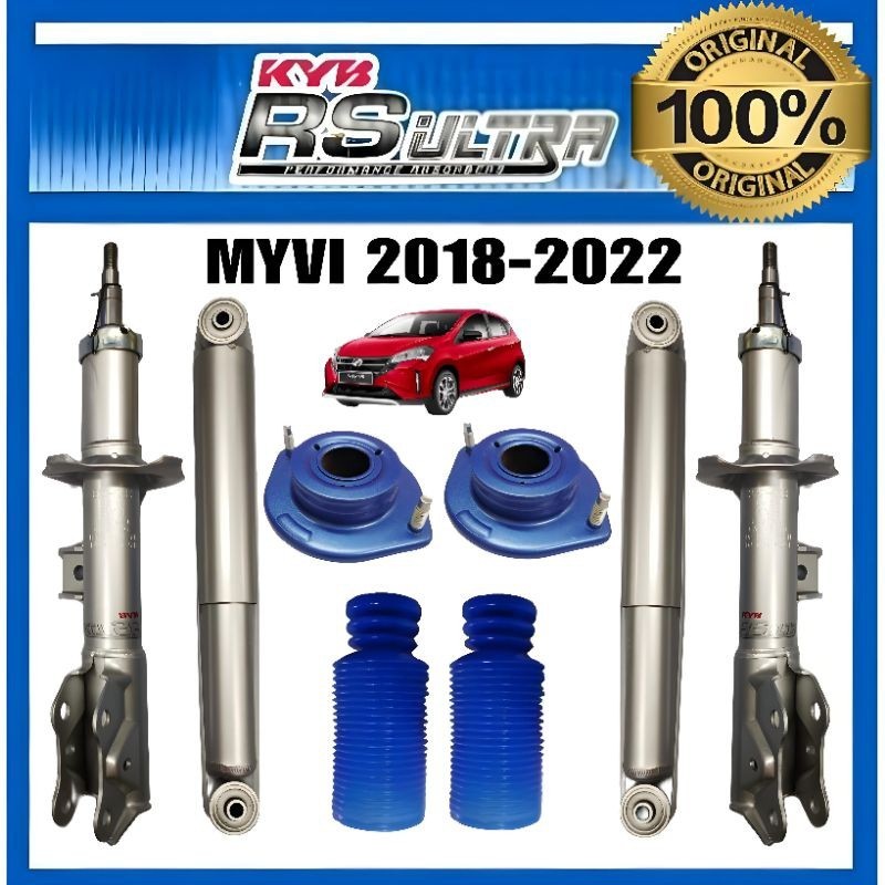 EL PERODUA MYVI 2018 NEW D20N GEN3 ABSORBER FRONT / REAR KYB RS ULTRA ...