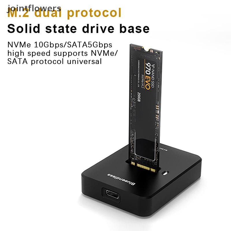 JSS M2 Nvme Docking Station M Key USB M 2 USB C SSD Case NVME And NGFF ...
