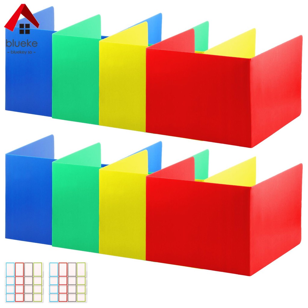 Desk Dividers Plastic Privacy Folder Colorful Desk Privacy Divider ...