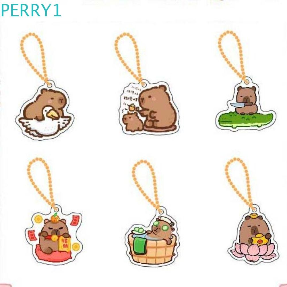 PERRY1 Capybara Acrylic Keychain, Capybara Acrylic Capibara Bag Hanging ...