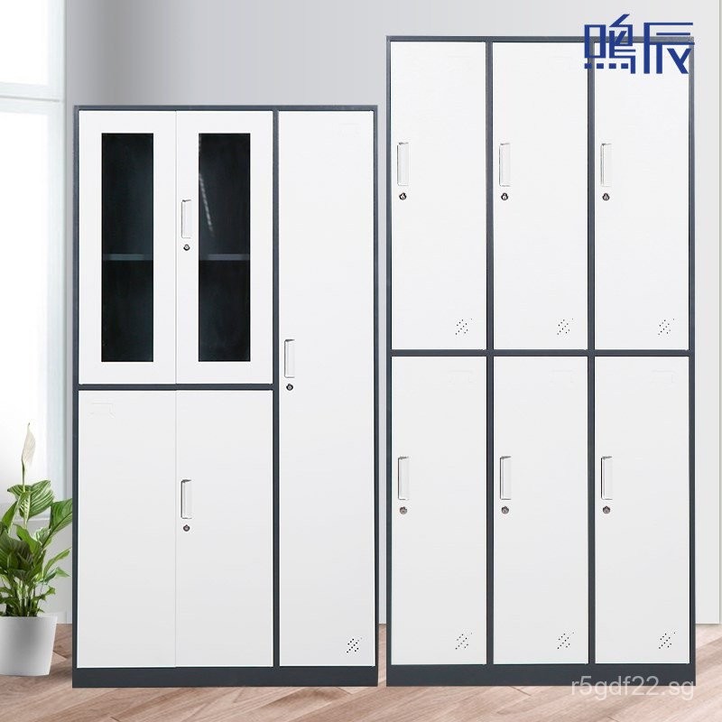 New Colorful Narrow Edge Locker Gym Bag Storage Cabinet Steel Office ...