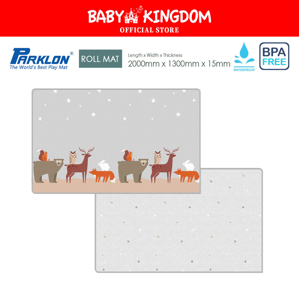 Parklon Double Sided PE Roll Mat Midnight Friends Terrazzo (2000mm x ...