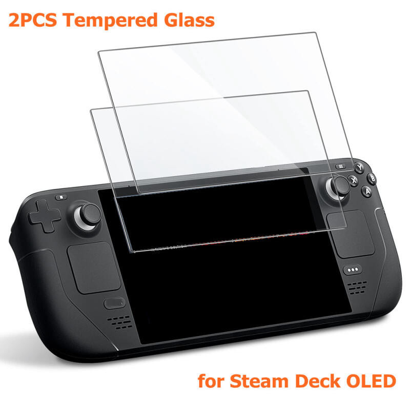 2pcs Tempered Glass for Steam Deck/Steam Deck Oled Screen Protector Anti-Scratch 9H Hardness ...