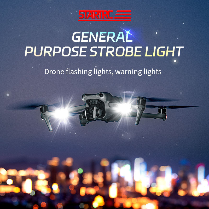 STARTRC Drone Strobe Light LED Flashing Lights for DJI AIR 3S/AVATA2 ...