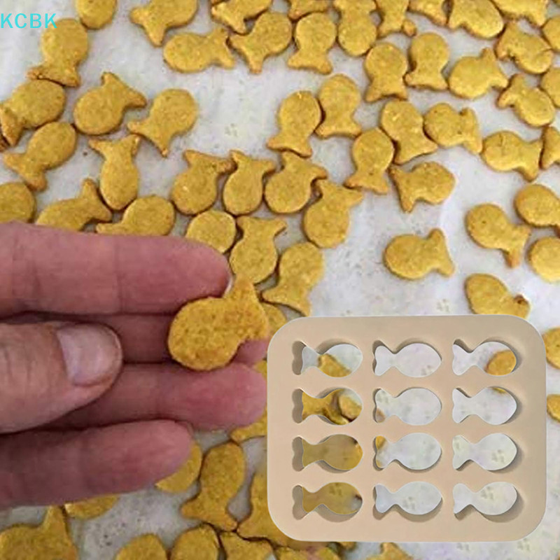 【KC】 Mini Gold Fish Cookie Cutter, Multi 12 Molds In 1, Dough Fondant ...