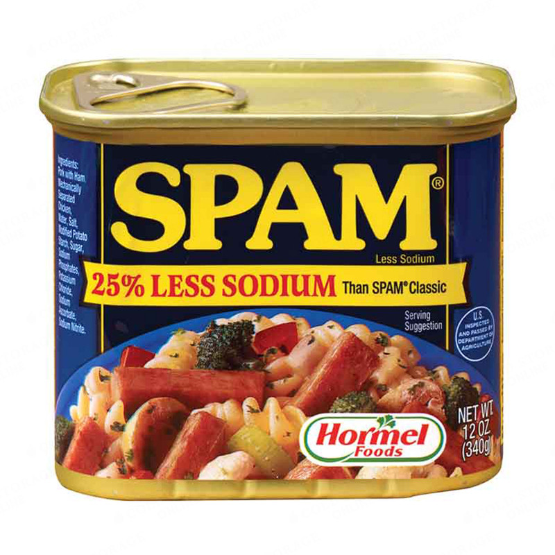 Hormel Spam Luncheon Meat Less Sodium 340g | Shopee Singapore