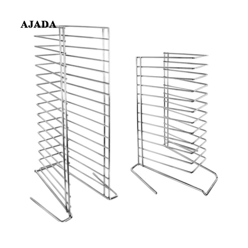 [ Pizza Pan Rack Portable Space Saving Pizza Stand Display Stand Table ...