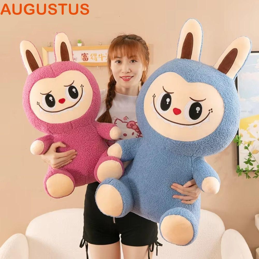 AUGUSTUS Labubu Plush Stuffed Doll, Big Eye Cartoon Labubu Time Plush ...