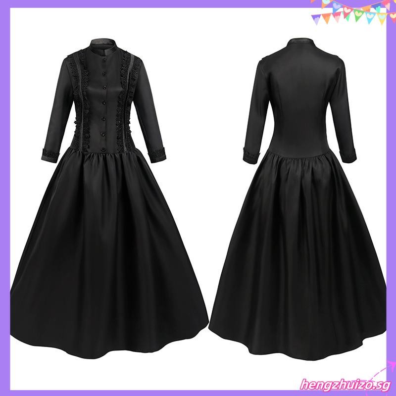 Victorian Princess Cosplay Costume for Women Medieval Retro Cut Real ...
