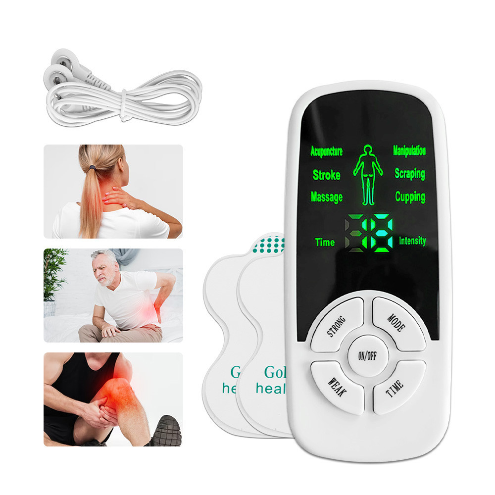 EMS Electric Muscle Therapy 6 Modes Stimulator Tens Unit Machine ...