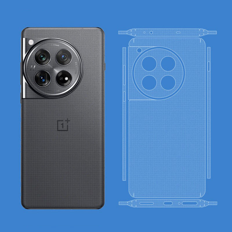 Transparent Decal Skin for OnePlus 12 12R One Plus Ace 3 Back Screen ...