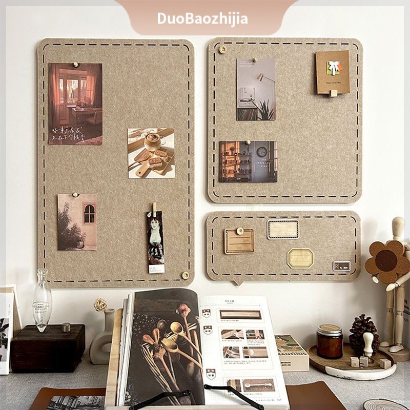 High-density felt board cork board felt photo wall memo board felt ...